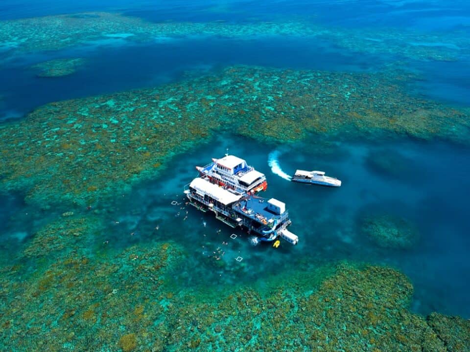 Family Friendly Reef Pontoon with Waterslide & Optional Helicopter ...